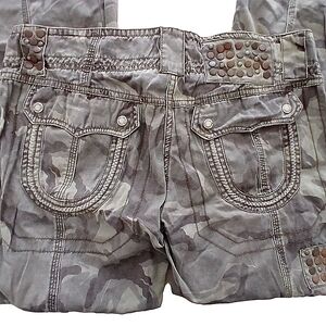 lotus | Pants & Jumpsuits | Vintage Low Rise Camo Pants With Drawstring ...